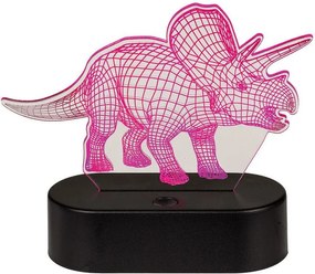 Dětská lampička 3D TRICERATOPS