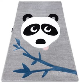 Dětský kusový koberec PETIT Panda šedý Rozměr: 140x190 cm