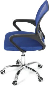 Dětská otočná židle modrá KA-L103 BLUE