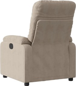 Elektrické polohovací křeslo taupe tkanina z mikrovlákna 3204915