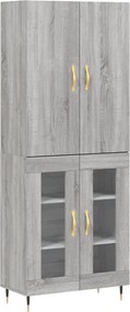 vidaXL Skříň highboard 69,5 x 34 x 180 cm kompozitní dřevo [3195716] Barva: dub sonoma