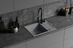 Kuchinox Loco, vysoká dřezová baterie s flexibilním výtokem, černá matná, LAV-BQC_76SD