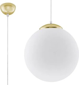 Závěsné svítidlo SOLLUX UGO 30 zlaté E27 1x60W bez žárovky SL.0716