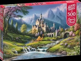 CHERRY PAZZI Puzzle Pohádkový hrad / 500 dílků / 50 x 34,5 cm