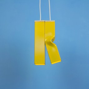 Závěsná lampa Andy/Bendy barva stínidla: žlutá