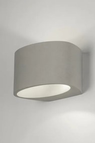 Nástěnné betonové šedé svítidlo do chodby Vieste Beton