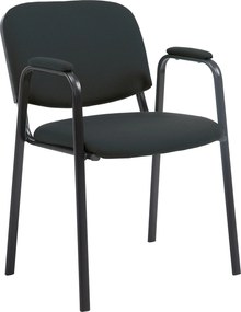 Konferenční židle Ken PRO látka – černá