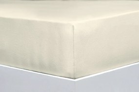 Florella Prostěradlo Avance Jersey Elastan Ivory, 140-160x200-220 cm
