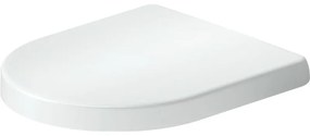 Duravit Univavo univerzální WC sedátko s pomalým sklápěním, kulaté Bílá - D-tvar - 368 x 417 x 51 mm