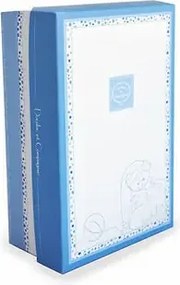 Doudou Dárková sada - Hračka s úchytem na dudlík medvídek 17 cm / od 0