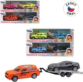 Auto s přívěsem / Kovové / 19 cm / od 3 let