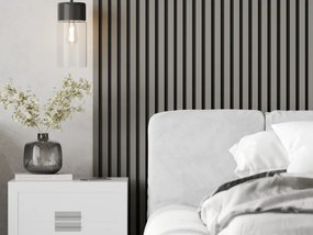 Mexen Lam-B, stěnové lamely 275 × 31,5 cm, HDF deska 4 mm, šedá matná, S100-275317-2812-052