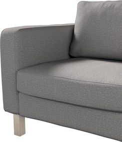 Potah na křeslo IKEA Karlstad, krátký barva šedá látka pletený vzor