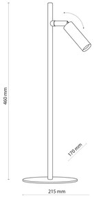 LED Stolní lampa LAGOS 1xG9/6W/230V 4000K bílá