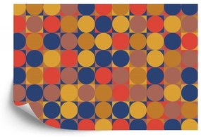Fototapeta Retro Pattern, Geometric Colorful Abstract Vliesová tapeta 104x70.5