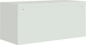 Kartotéka světle šedá 90 x 40 x 130 cm ocel 3188317