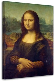 Obraz na plátně REPRODUKCE Mona Lisa - Da Vinci, - 70x100 cm