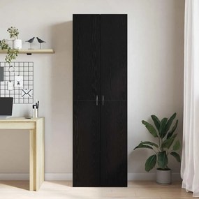Kancelářská skříň Černý dub 60 x 32 x 190 cm Kompozitní dřevo 3329298