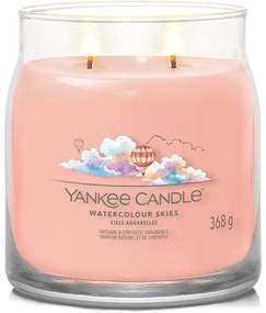 Yankee Candle – Signature svíčka Watercolour Skies (Akvarelová obloha) Velikost: střední 368 g