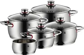 WMF Quality One / Sada nádobí / 5 ks / nerezová ocel / 16–24 cm / indu