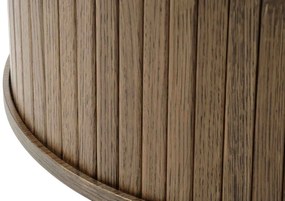 Designový konferenční stolek Vasiliy 90 cm kouřový dub