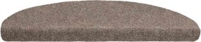 Schodové rohože samolepicí 5 ks 65 x 21 x 4 cm béžové, půlkulaté, velké 149716