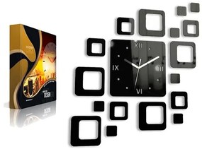 M.Clock Nástěnné akrylové hodiny 52x60cm různé barvy Barva: Krémová