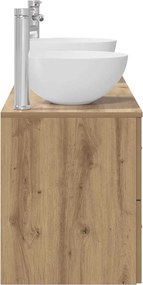 Sada koupelnových skříněk 3 ks Dub artisan 49,5 x 41 x 64,5 cm 3405810