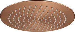 Rea Rea, kulatá dešťová sprchová hlavice 25cm, JS-P014BRG, měděná matná, REA-P8602