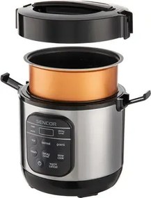 SENCOR SRM 0650SS stříbrná / Rýžovar / 350W / 0.6L