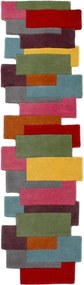 Flair Rugs, Běhoun Abstract Collage Multi, 60x230, vícebarevná, chodba / předsíň