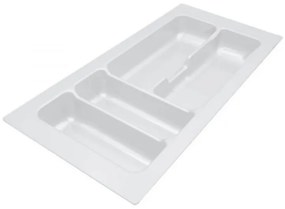 In-Design Příborník UNI 490 mm bílý - různé šířky Šířka příborníku (mm): 808 - 835