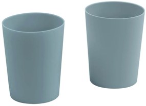Modrý silikonový dětský set dvou kelímků Kave Home Epiphany