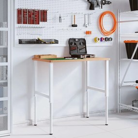 Pracovní stůl 100 x 60 x (71,5–98) cm masivní buk obdélníkový 3309706