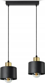 Stropní Svítidlo Lustr Stropní Svítidlo Classic Spot BZ2 Led E27 Black Gold