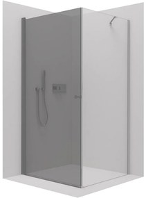 CERANO - Sprchová zástěna Antelo L/P - chrom, transparentní sklo - 30x190 cm - jednodílná pevná