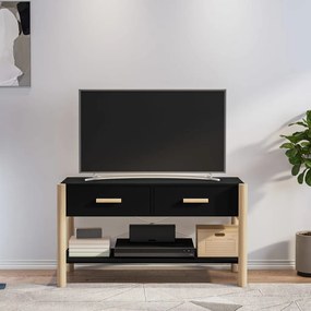 345661 vidaXL TV skříňka černá 82x38x45 cm kompozitní dřevo