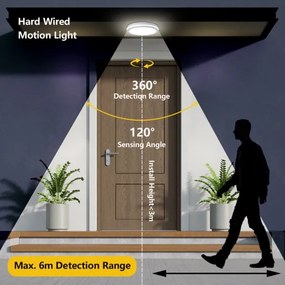 Brilagi - LED Venkovní svítidlo se senz. BENE LED/24W/230V pr. 26 cm bílá IP54