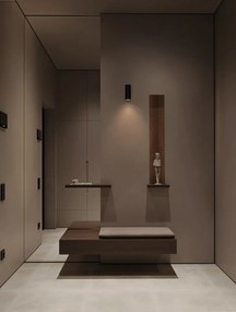 Designové nastěnné svítidlo Mor Černá