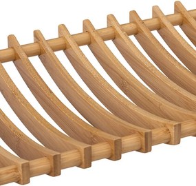5Five® Dvoupatrový odkapávač BAMBOO, stojan na nádobí, 14 talířů,