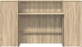 Recepční stůl dub sonoma 180x50x103,5 cm kompozitní dřevo 3324207