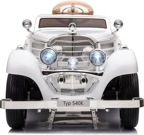 LEAN CARS Elektrické autíčko Mercedes 540K Premium LED MP3 bílé