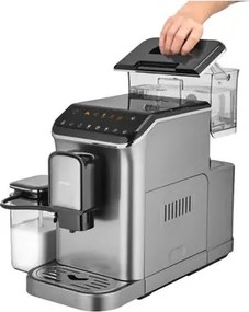 SENCOR SES 8000BK šedá / Automatický kávovar / 1350W / 20 bar / 1.5 l