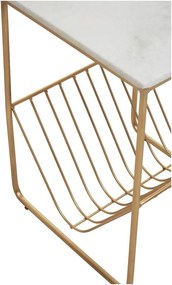 Odkládací stolek s mramorovou deskou 40x40 cm Mandoli – Premier Housewares
