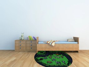 Vopi koberce Dětský kusový koberec Farma II. kruh - 120x120 (průměr) kruh cm