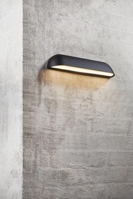 NOR 84091003 Venkovní nástěnné svítidlo Front 36 1x13,9W LED černá opál - NORDLUX