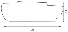 Stropní svítidlo BARBOS 2xG9/8W/230V bílá