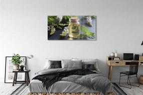 akrylový obraz Čaj Mint 125x50 cm