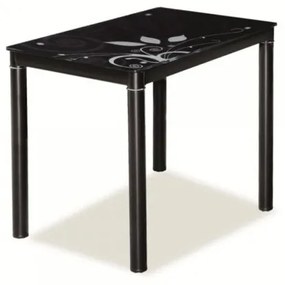 Jídelní stůl Damar 80 x 60 cm / Černá