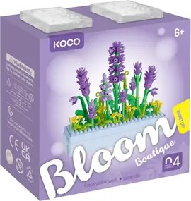 KOCO Stavebnice mini Levandule / 239 dílků / plast / 6+